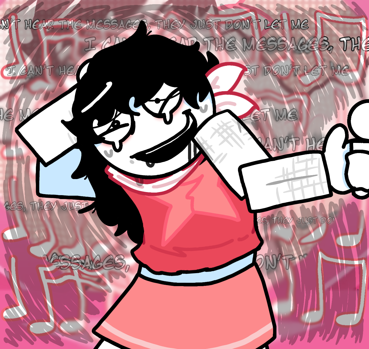 blinded badly by identity - ibisPaint