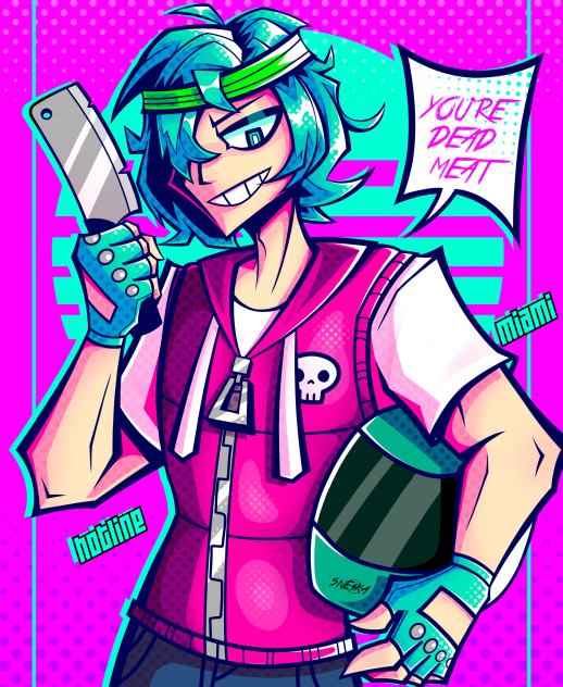 Biker Hotline miami - ibisPaint