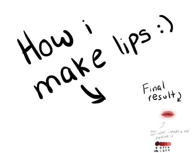 Lips tutorial - ibisPaint