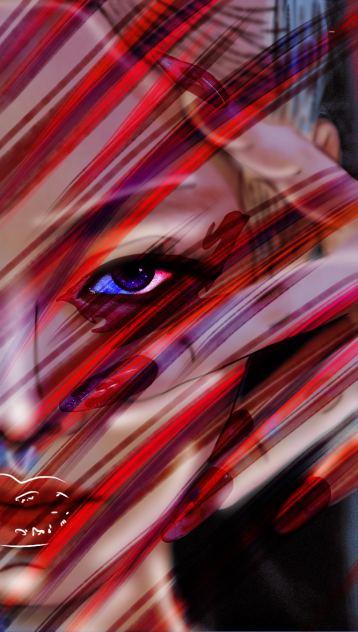 jennie blue-red - ibisPaint