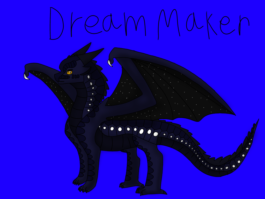 Wings of fire. Wof. NightWing. DreamMake - ibisPaint