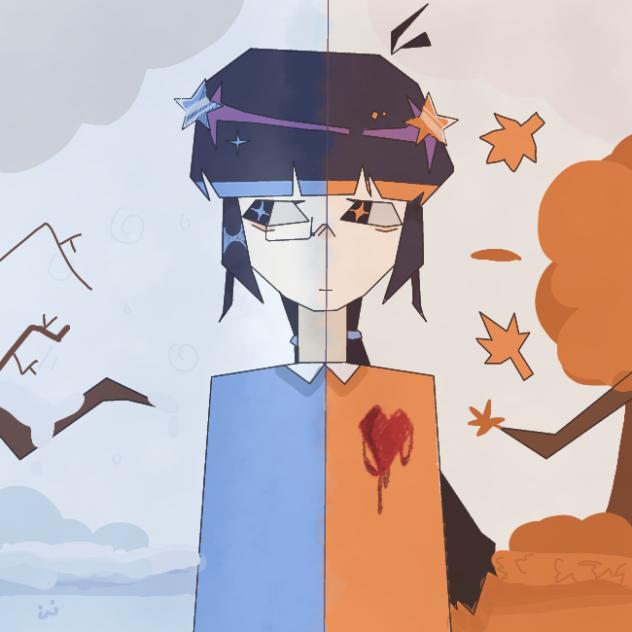 girl between winter and autumn 🔥 - ibisPaint