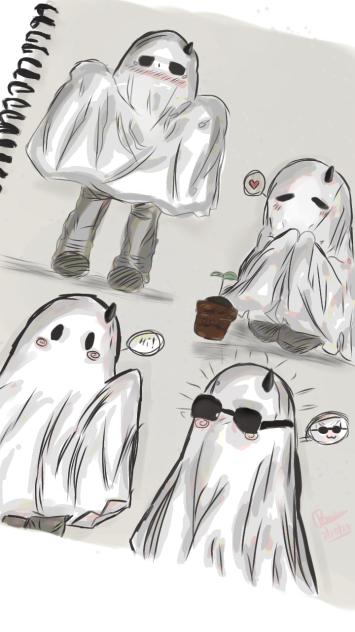 Cute ghosts 👻 - ibisPaint