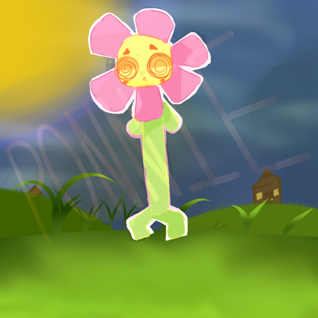Walking Flower - ibisPaint