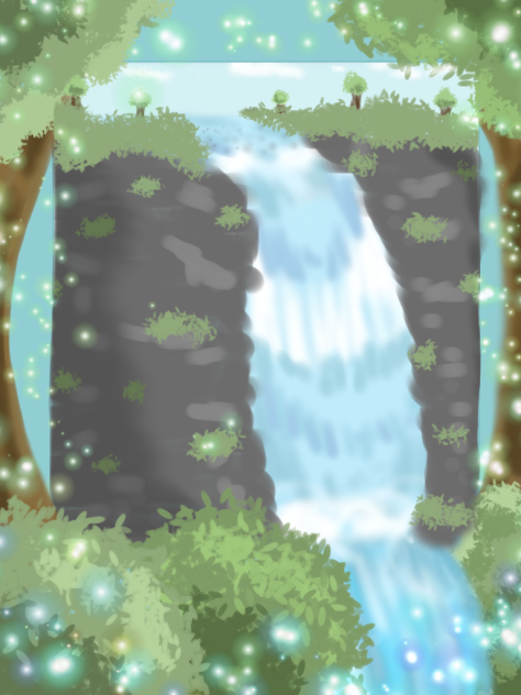 Waterfalls ヾ(＠^ ^＠)ﾉ - ibisPaint