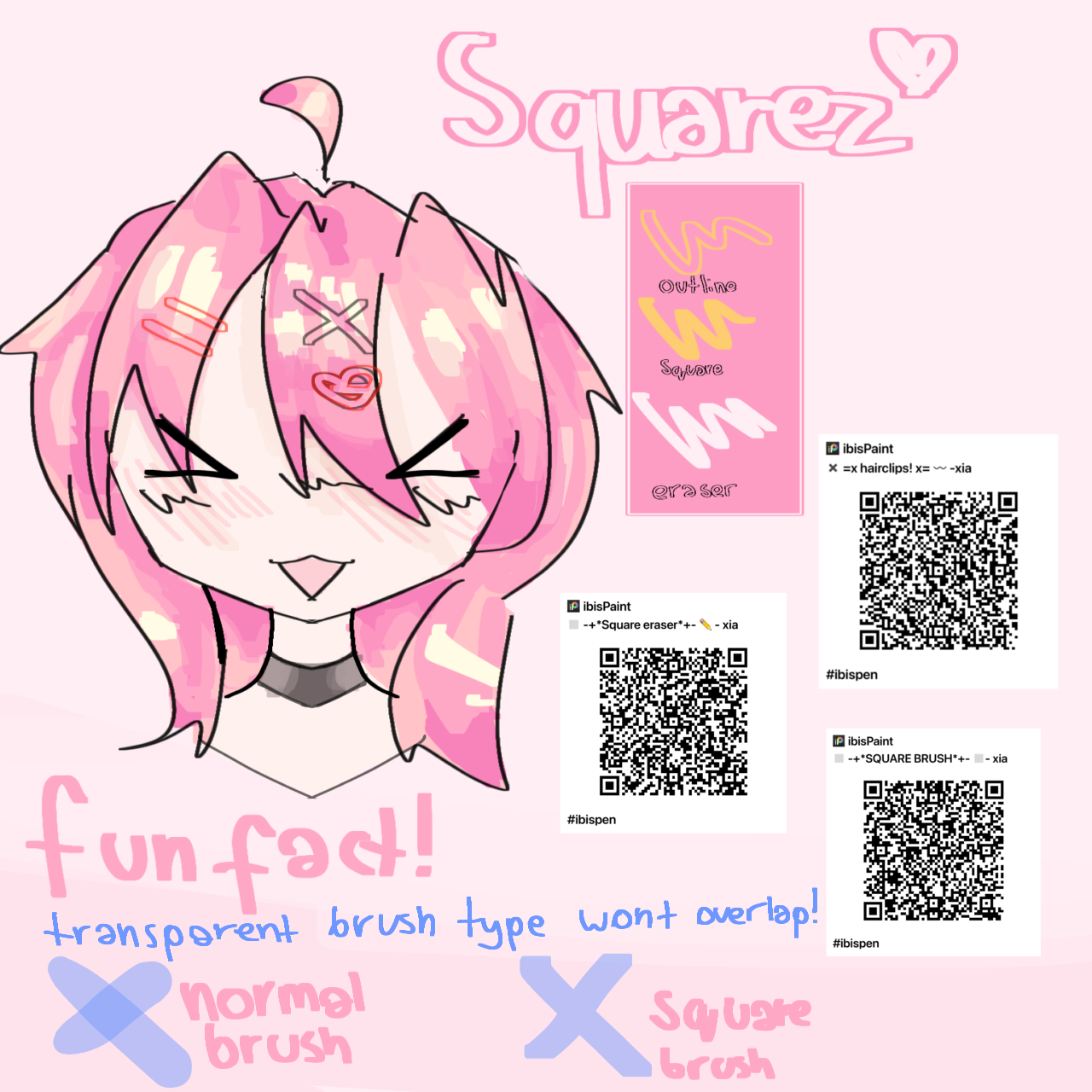 Squarez! Brush bundle 🟥🟨🟦 - ibisPaint