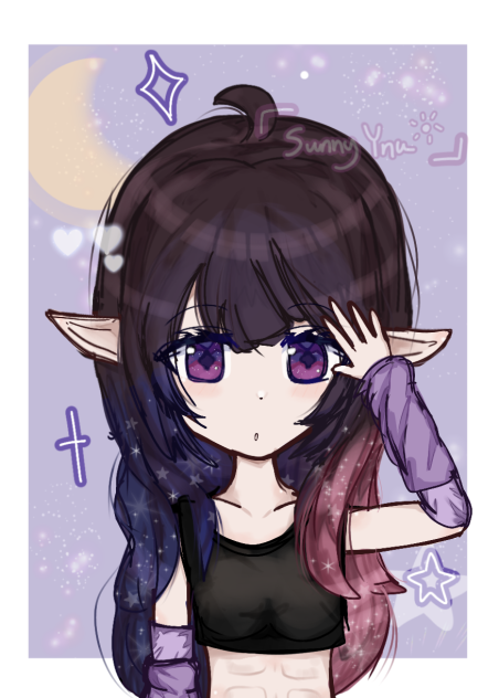 Dark elf's dtiys! - ibisPaint