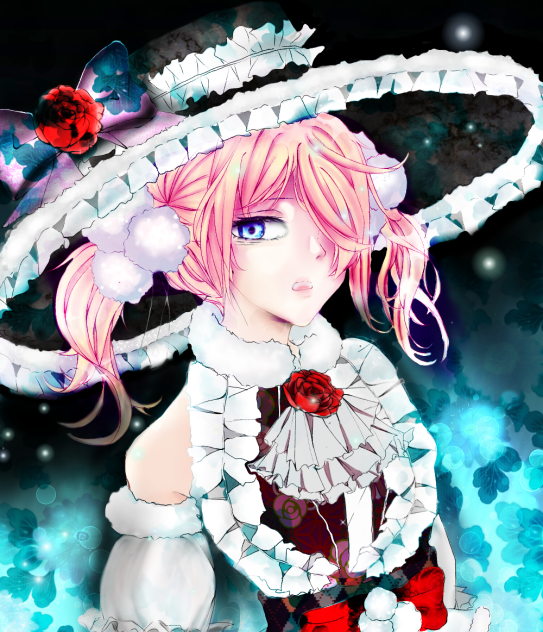 Girl with a hat - ibisPaint