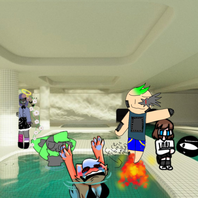 Pool rooms Collab - ibisPaint