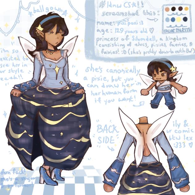 ldnw oc 🐟 + new main oc 🫐 - ibisPaint