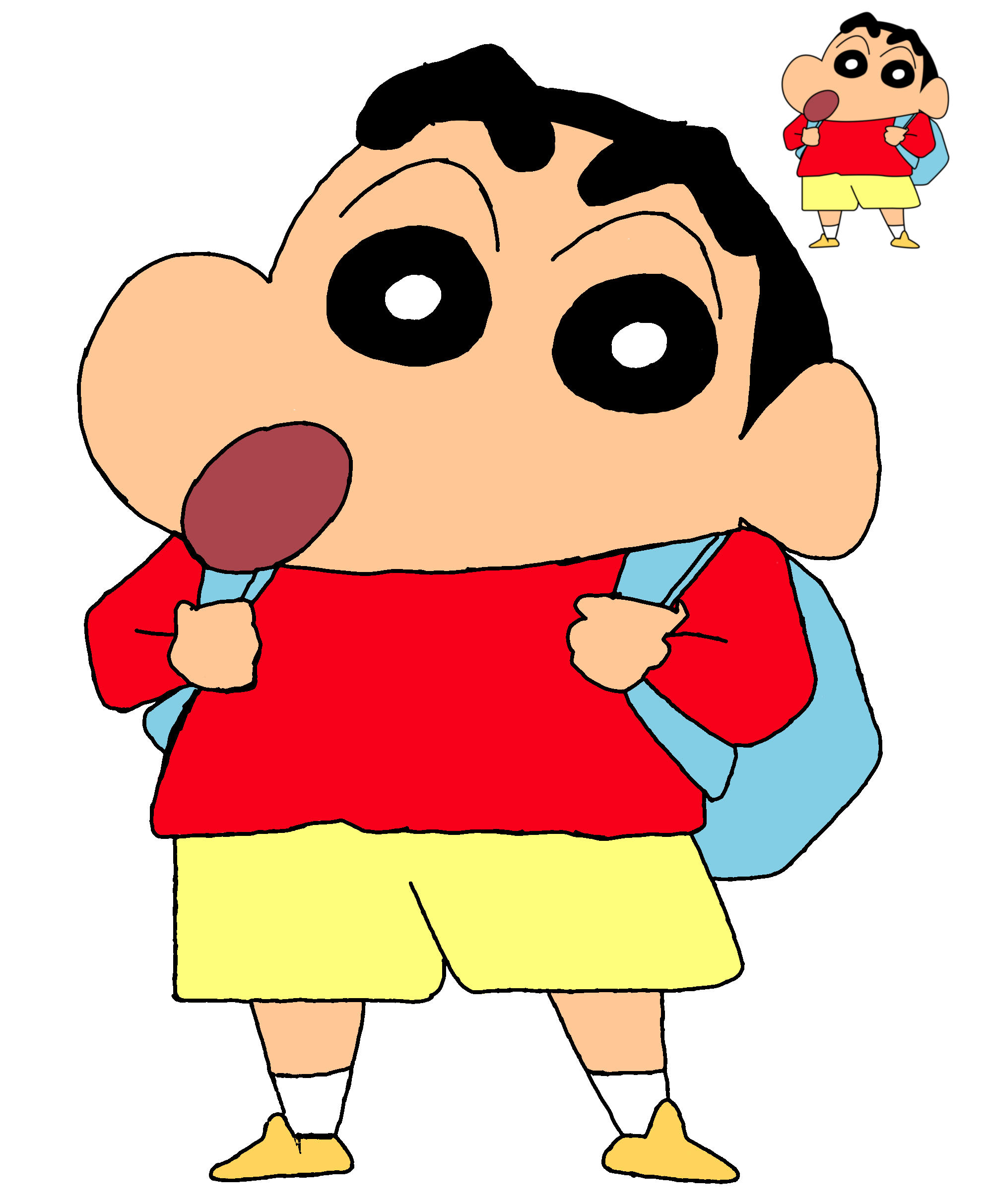 Shin Chan colouring - ibisPaint
