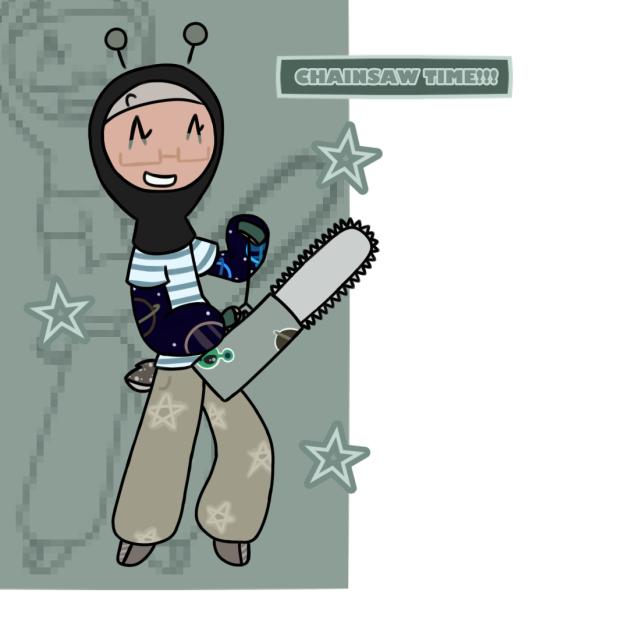 chainsaw (woohoo) - ibisPaint