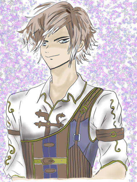 Mirada azul - ibisPaint