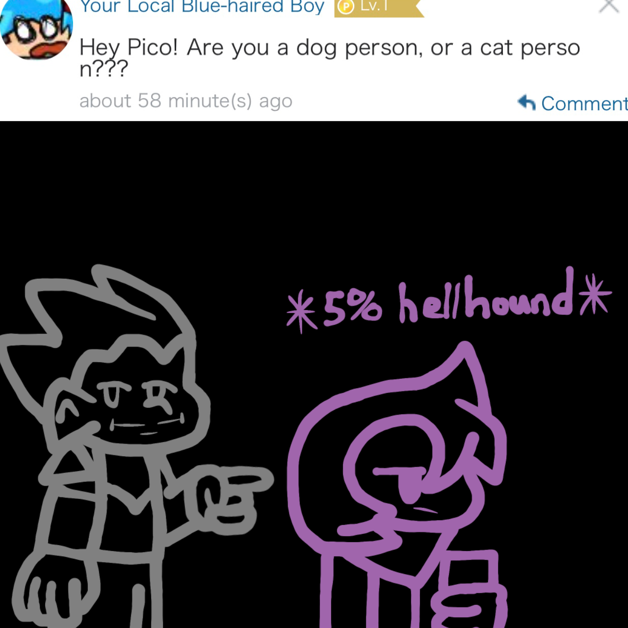 Dog or Cats Pico -question mark- - ibisPaint