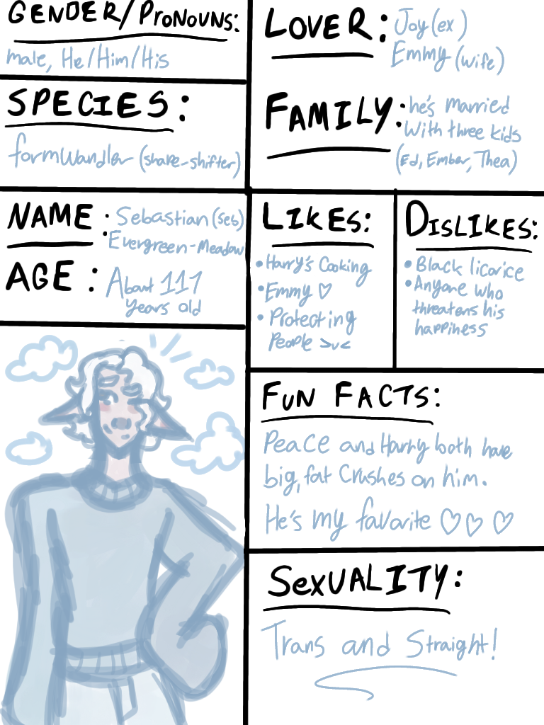 Seb's OC Sheet}♡} - ibisPaint