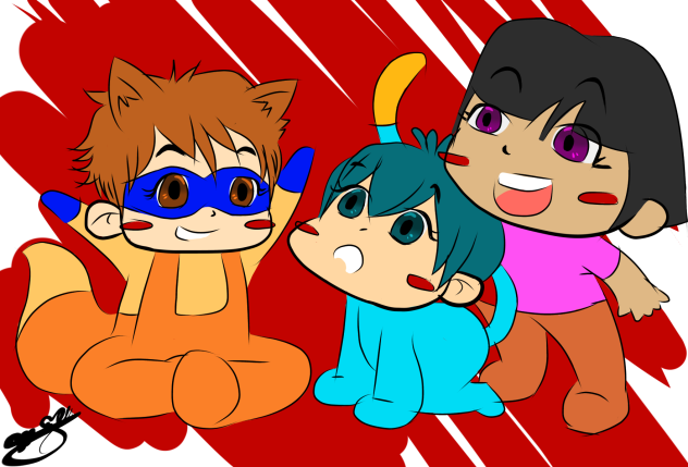 Dora the explorer Chibi - ibisPaint