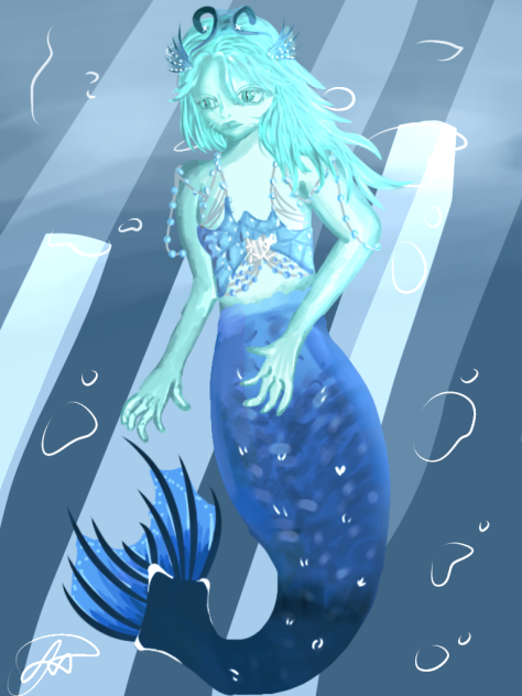 ocean mermaid - ibisPaint