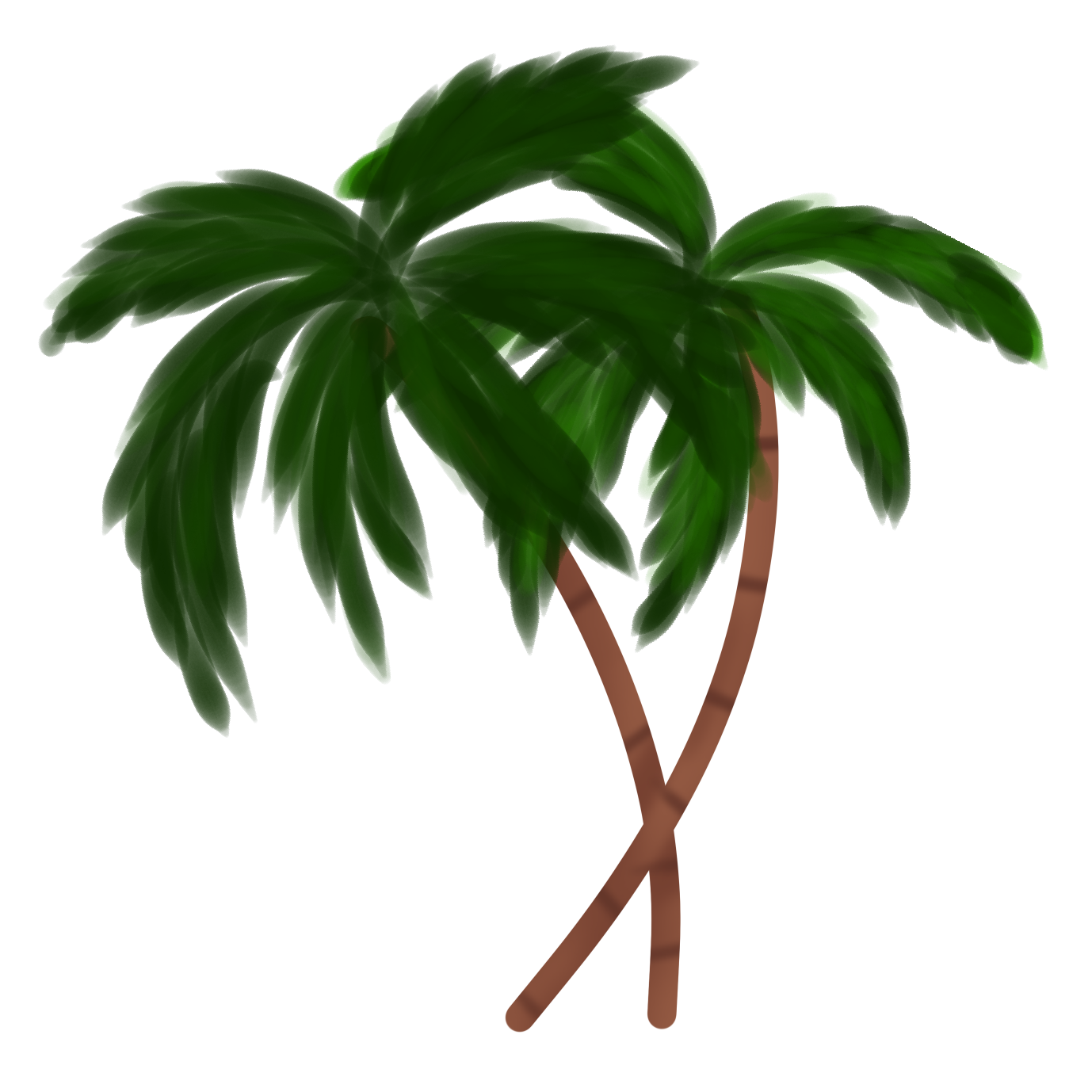 Coconut tree 🌴 - ibisPaint