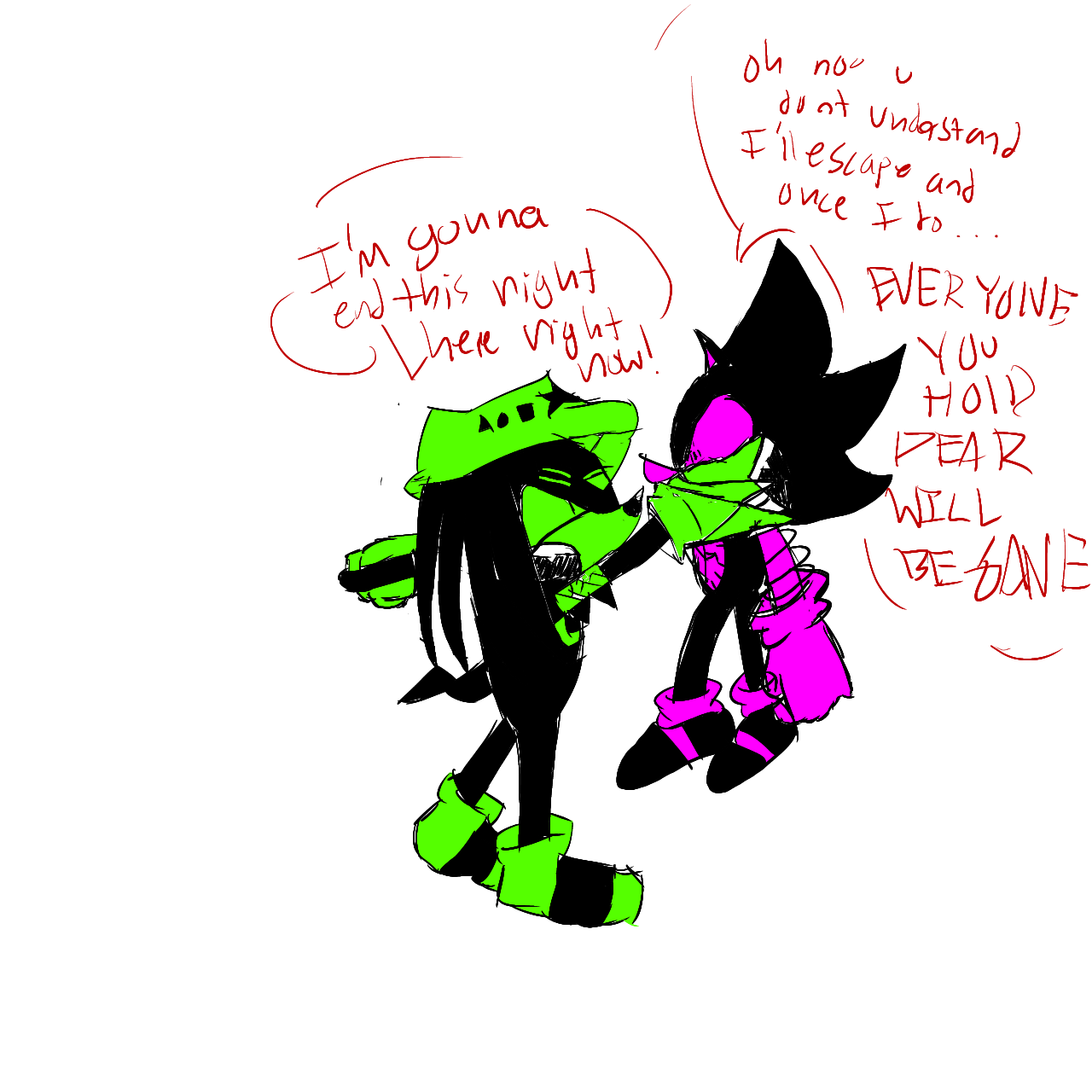 Lore Drop in a drawing - ibisPaint