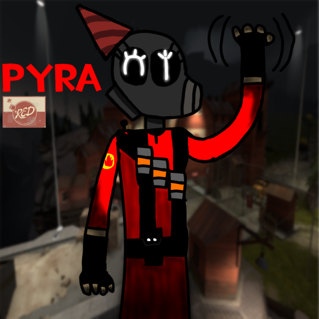Pyra,la female Pyro,OC de TF2 - ibisPaint