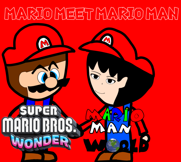 Mario Meet Mario Man - ibisPaint