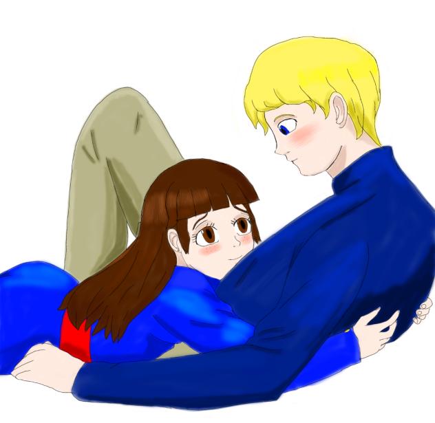 Violet flirts with Charlie - ibisPaint