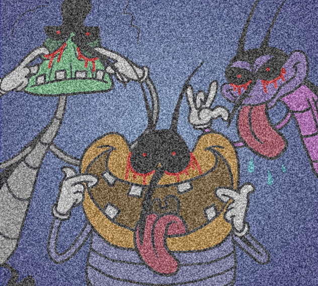 Zalgo Cockroaches - ibisPaint