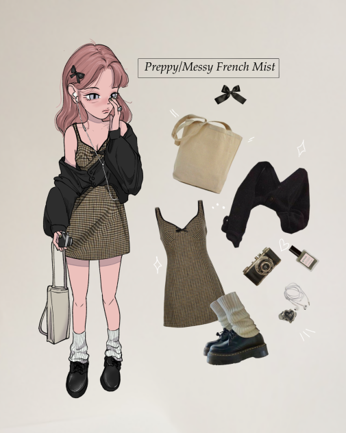 Preppy Messy French Mist - ibisPaint