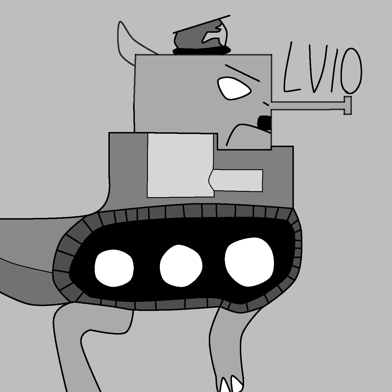 Strange Creatures Tank Teller Beast - ibisPaint