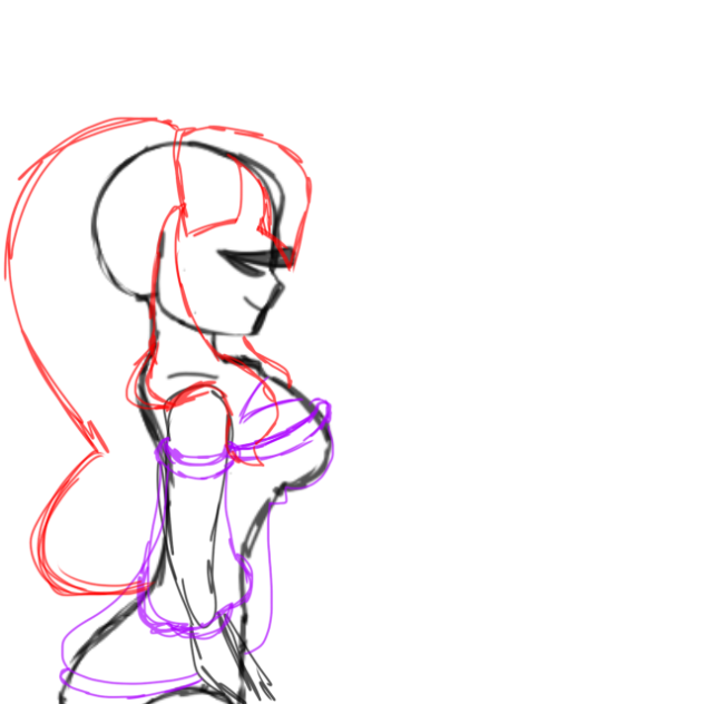 Malice and Gusil Sketch - ibisPaint