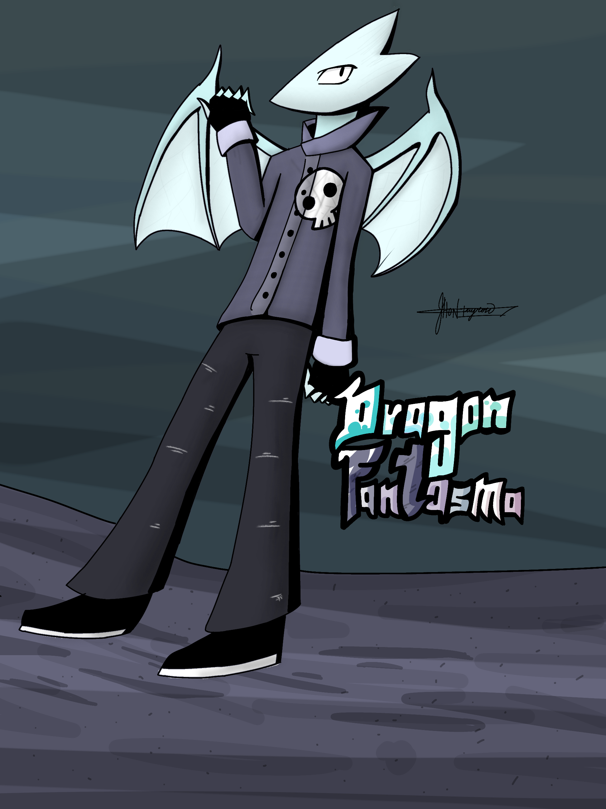 dragón fantasma - ibisPaint