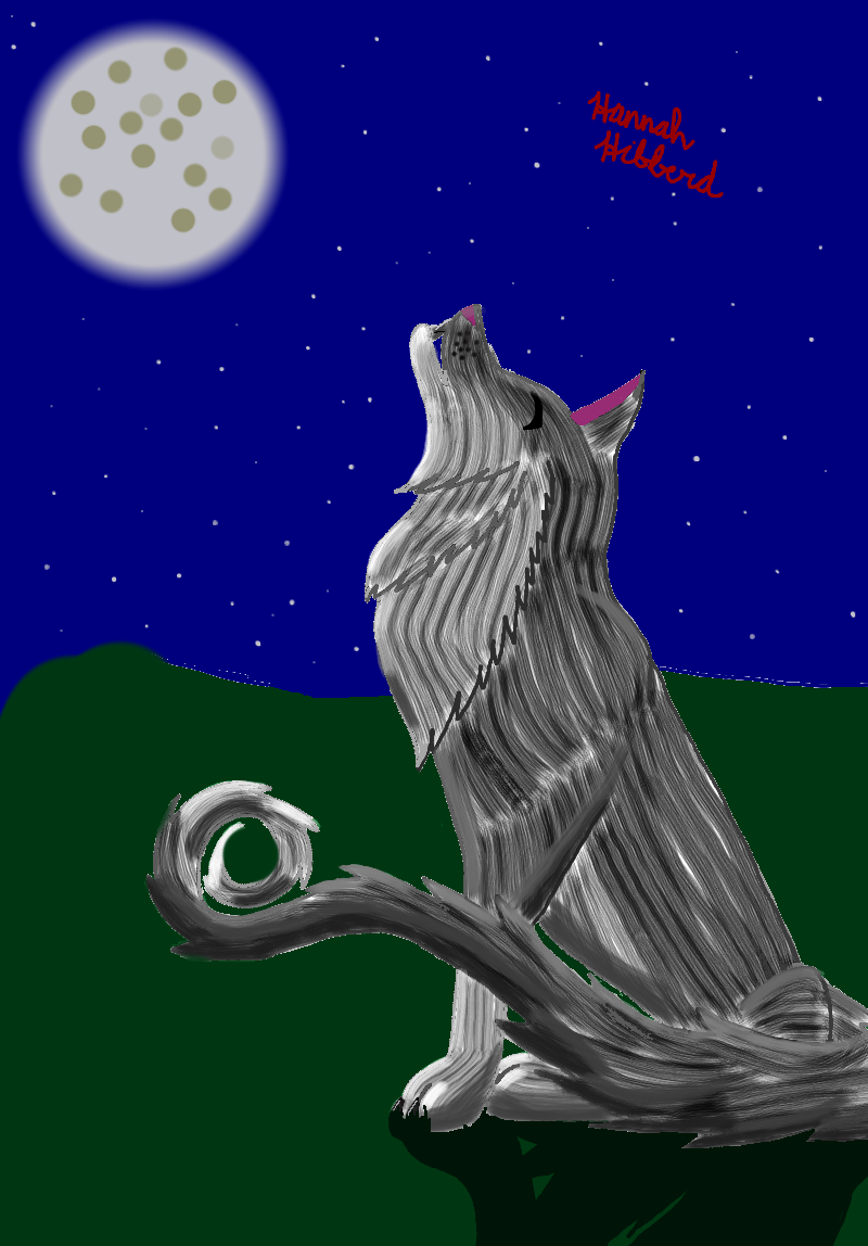 How I draw wolves - ibisPaint