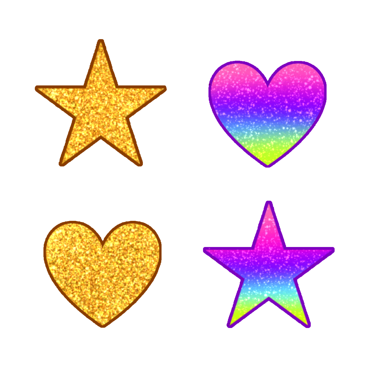 Y2K hearts and stars - ibisPaint