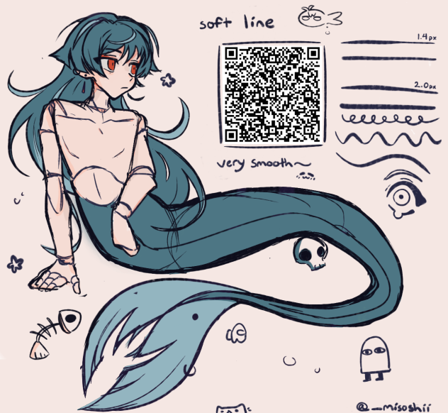 Soft lines - ibisPaint