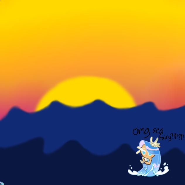 cruddy sunset drawing - ibisPaint