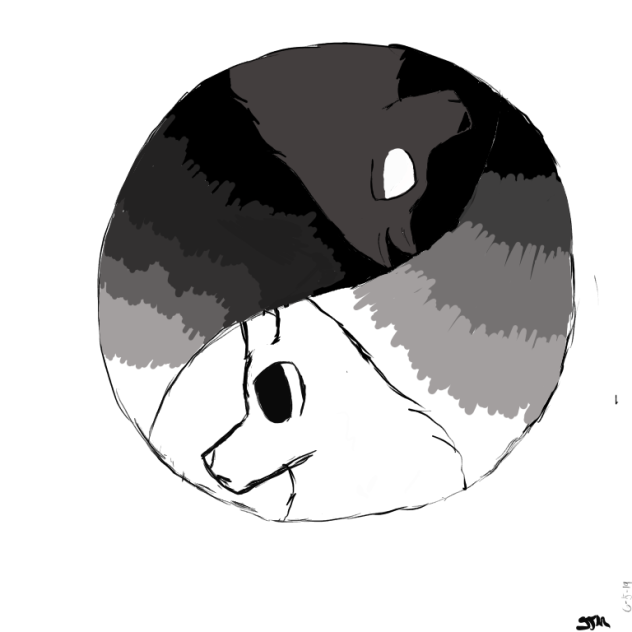 ying and yang - ibisPaint