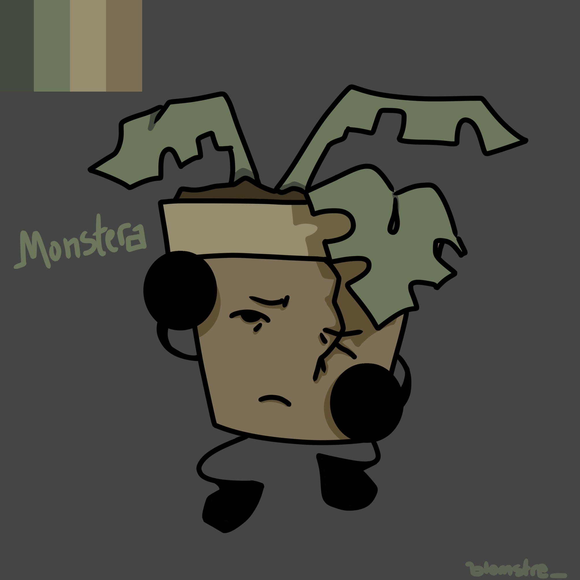 monstera - ibisPaint