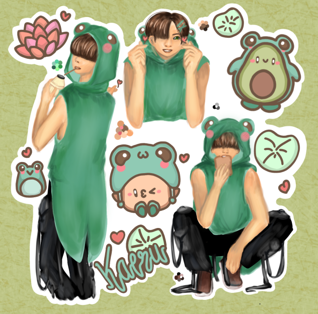 🥑 Chillin with Froggies 🥑 - ibisPaint