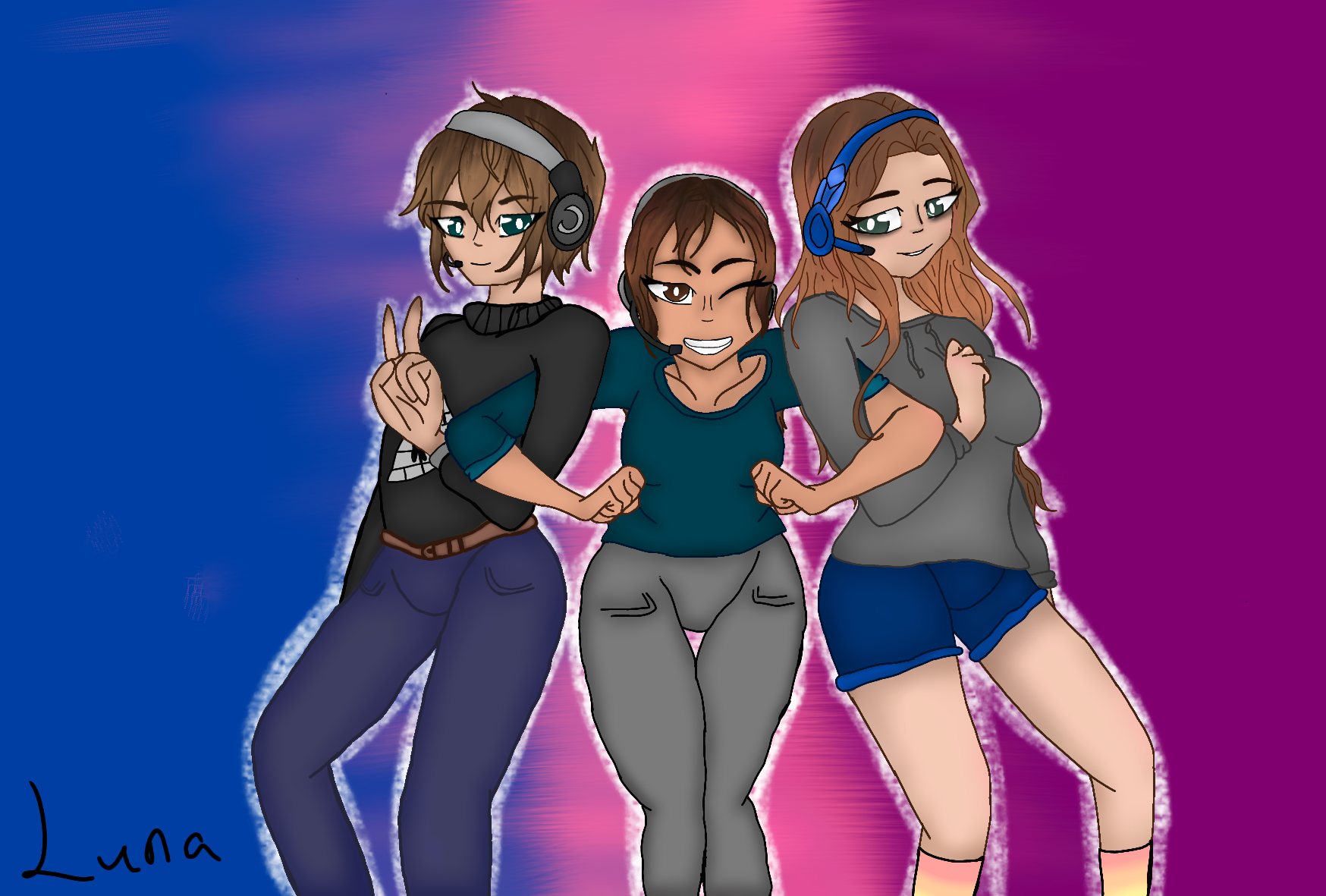 3 friend's - ibisPaint