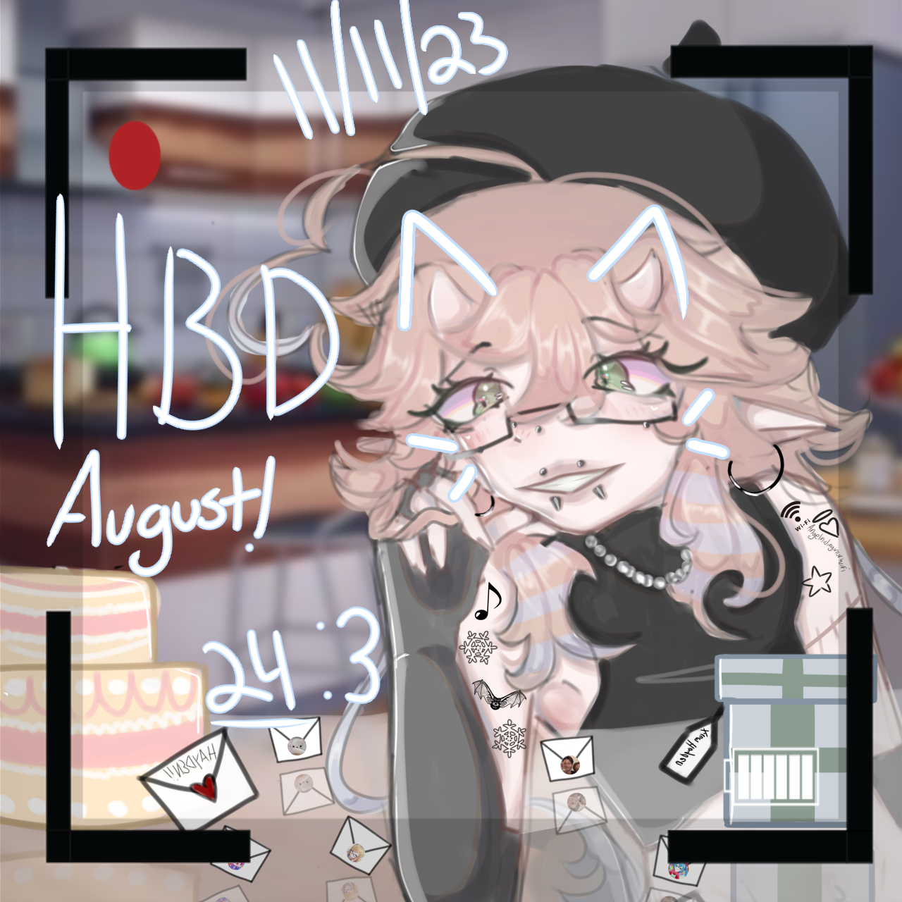 HBD AUGUST 2024 - ibisPaint