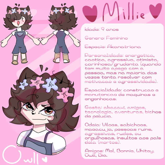 📄 Millie oc sheet 📄 - ibisPaint