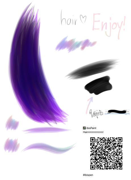 Colorfull Hair - ibisPaint