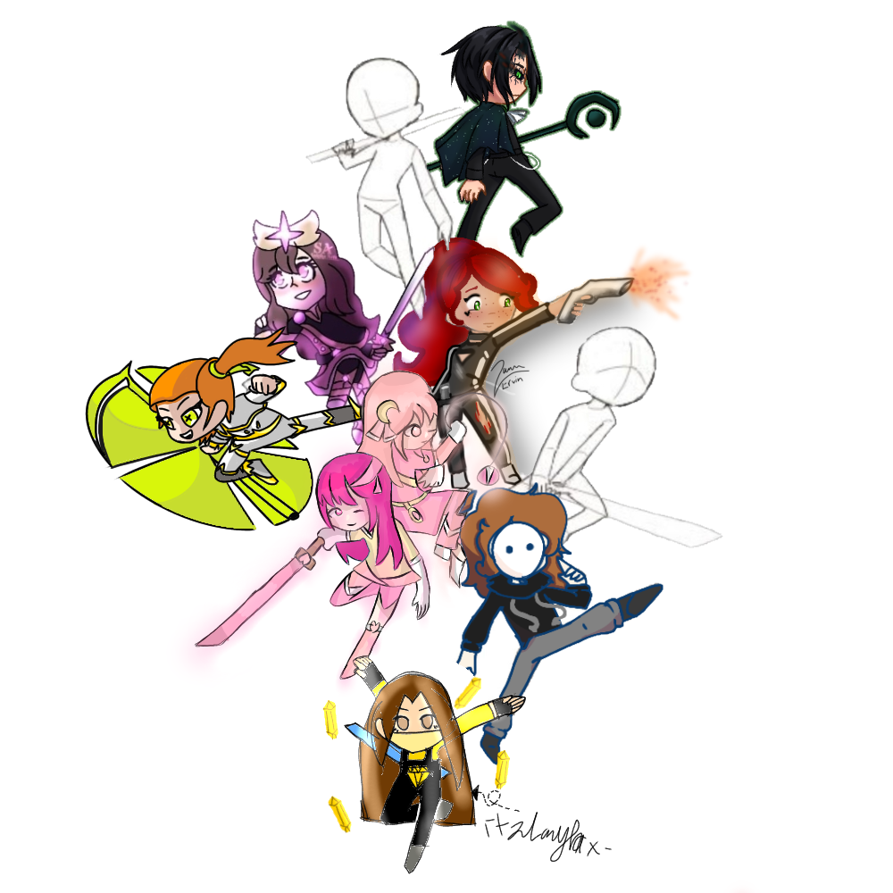 super Hero collab - ibisPaint