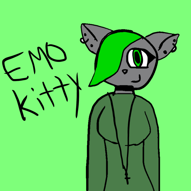 Fanart for Emo Kitty - ibisPaint