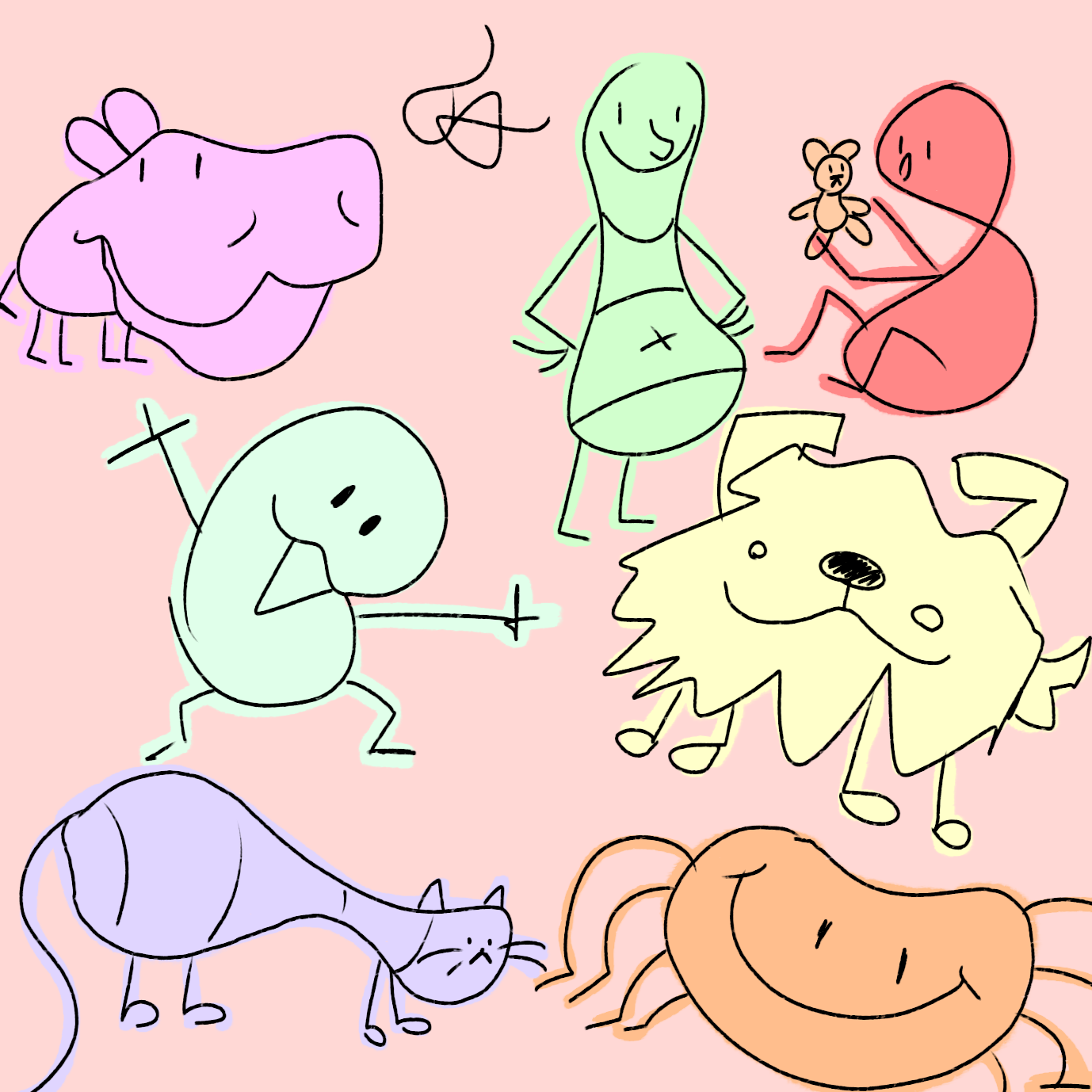 Silly goofy goobers - ibisPaint