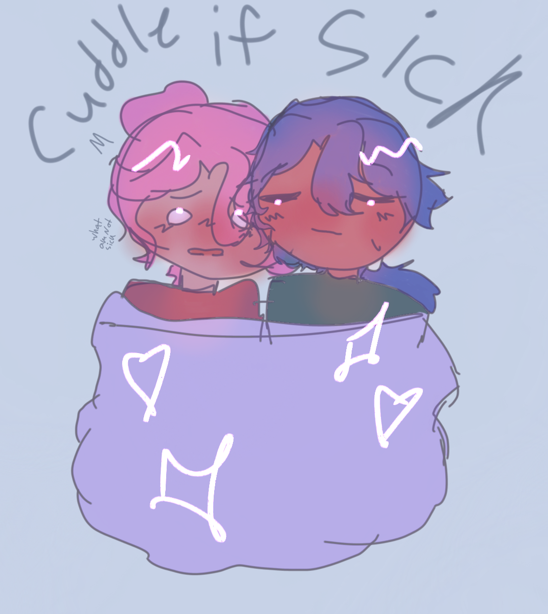 Cuddle if sick - ibisPaint