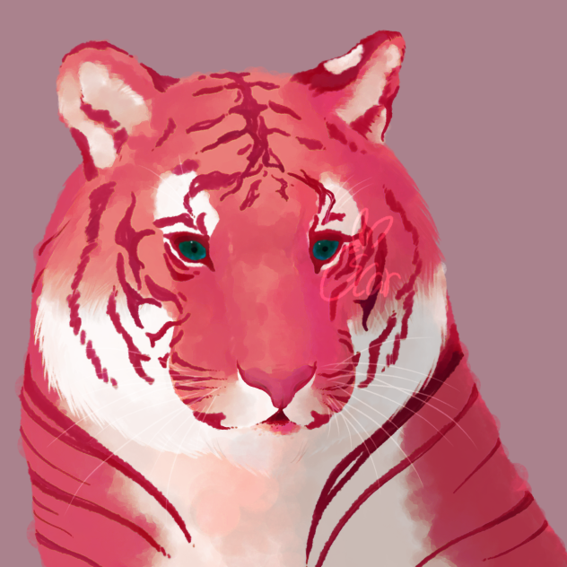 PINK TIGER🐅🩷 - ibisPaint