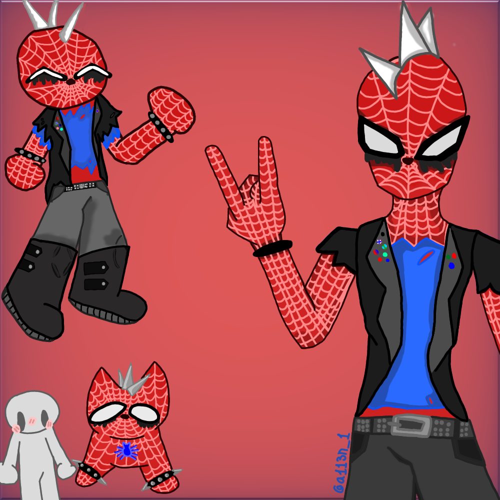 Spider punk doodles - ibisPaint