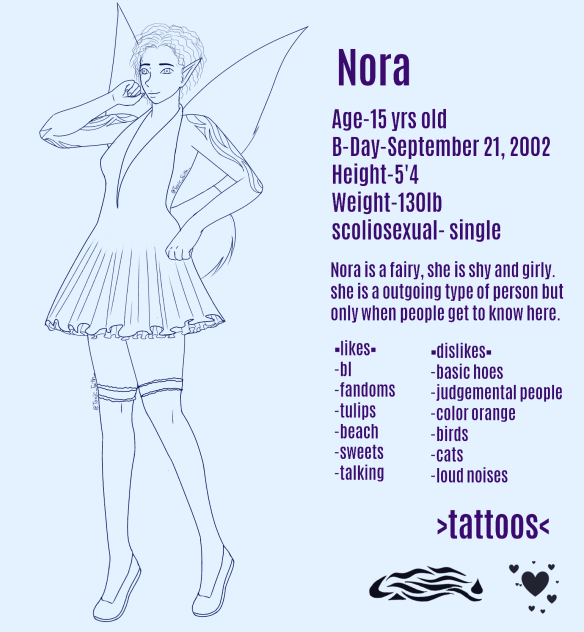 Nora oc Lineart - ibisPaint