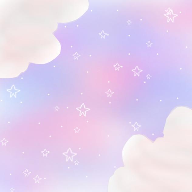 cotton candy cloud background - ibisPaint